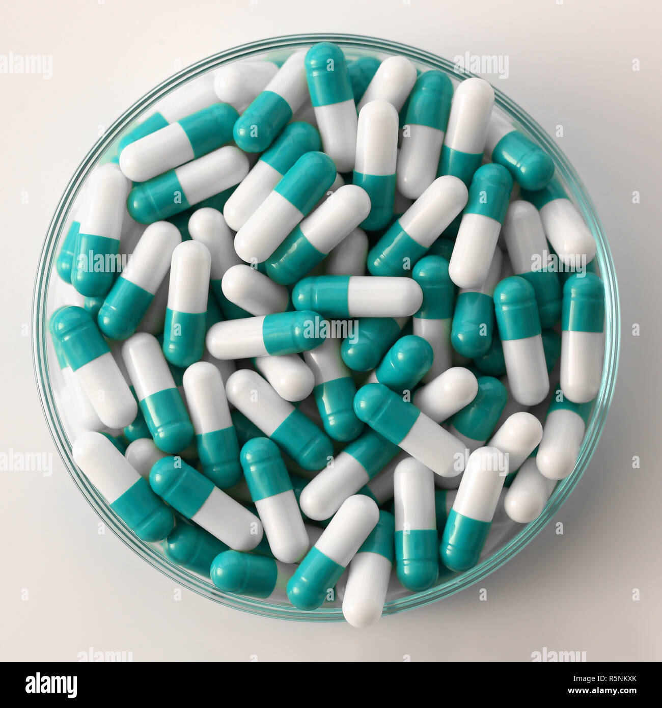 Tablets scattered on the table of the Stock Photo - Alamy