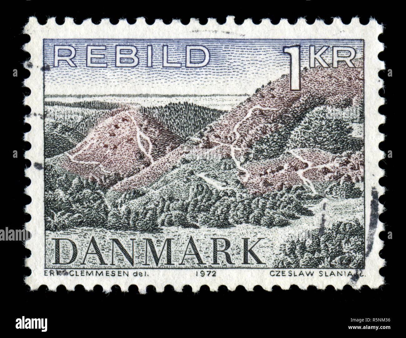 Postage stamp from Denmark in the Danish Conservation ("Dansk Fredning ...