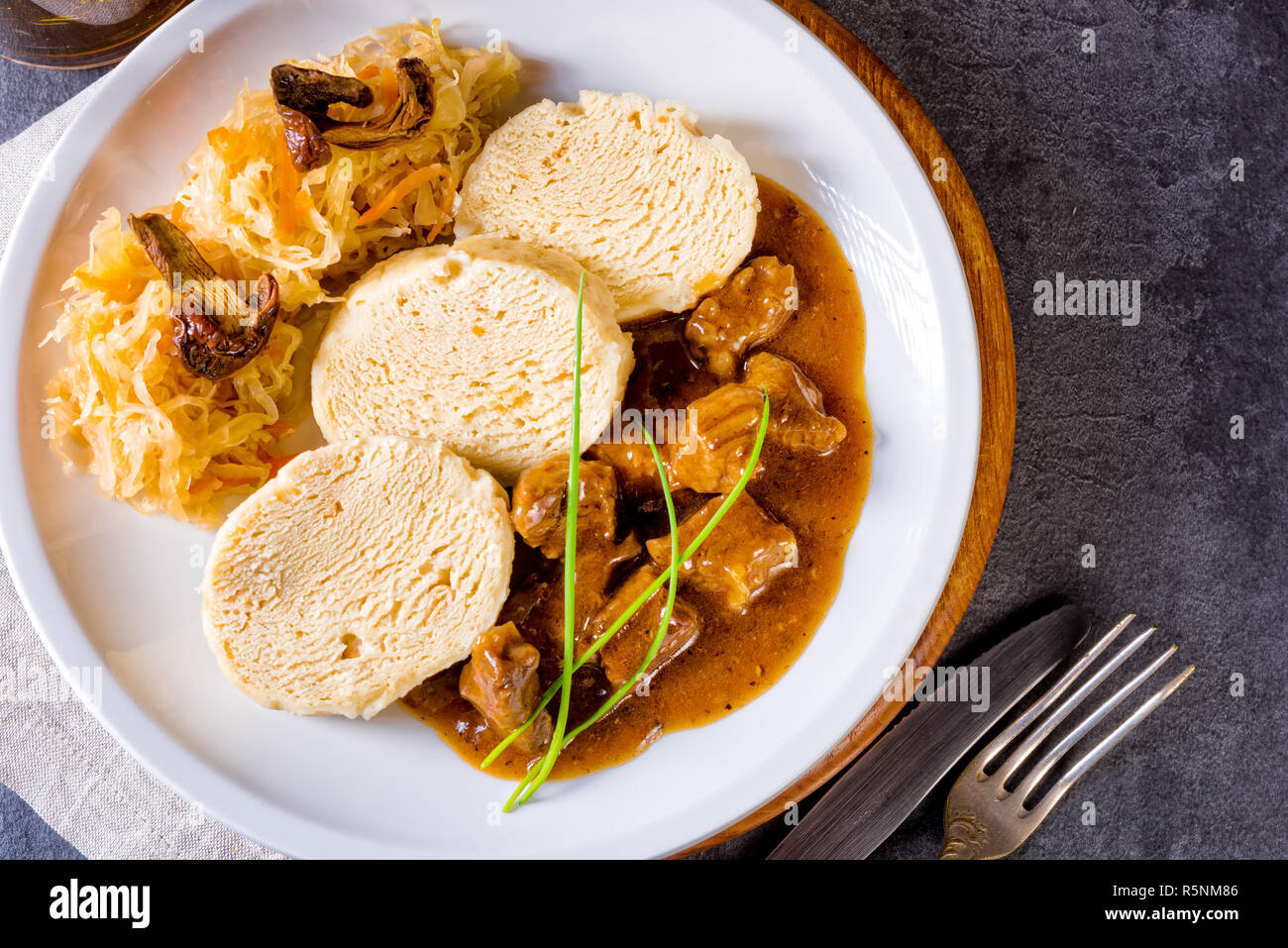 Prague dumpling hi-res stock photography and images - Alamy
