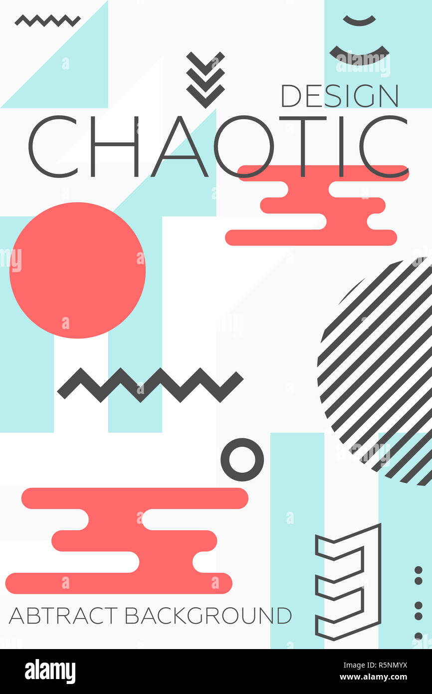 Modern colored stylish abstract poster Stock Photo - Alamy