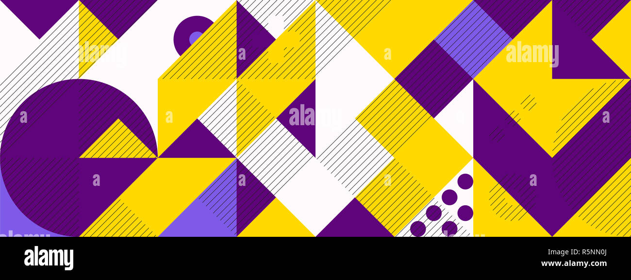 Simple Banner square modules Stock Photo - Alamy