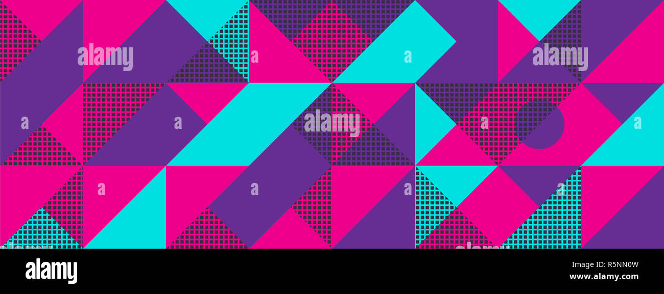 Simple Banner square modules Stock Photo - Alamy