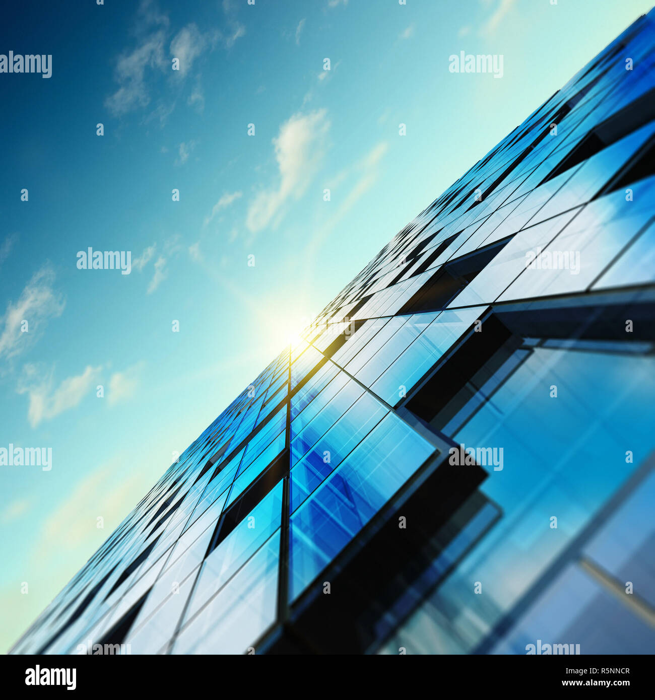 Abstract architecture 3d rendering Stock Photo - Alamy