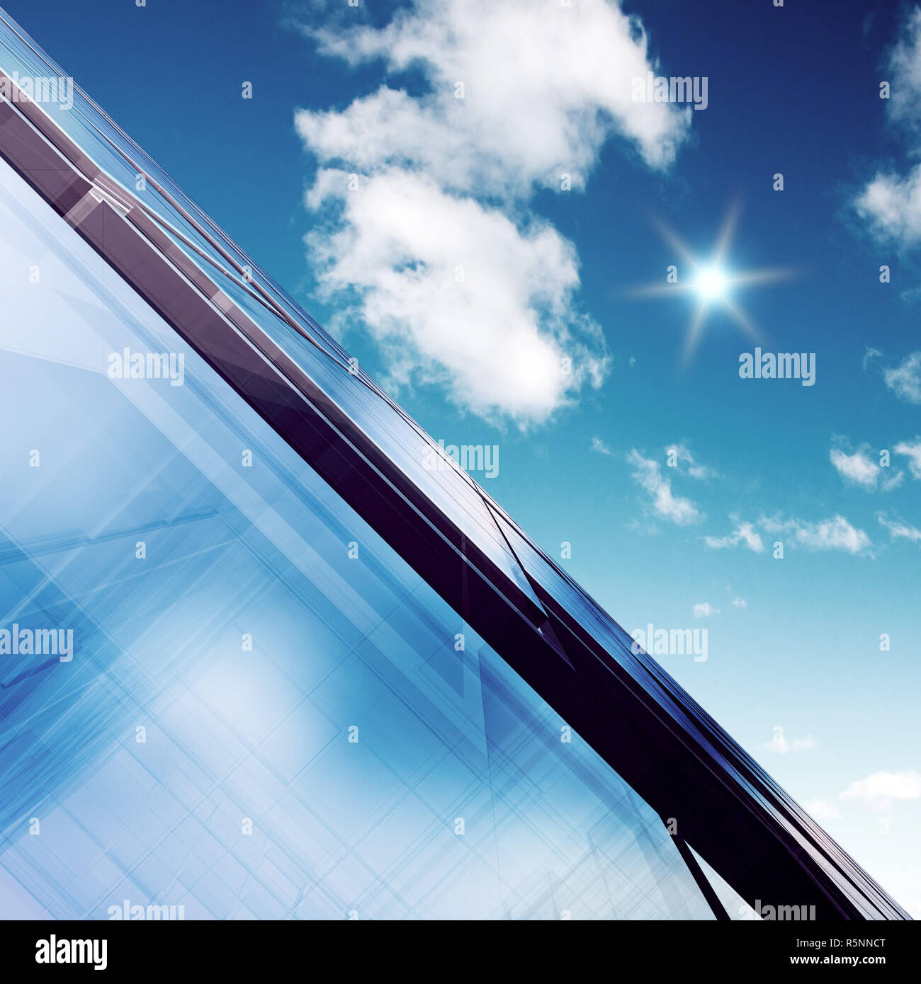 Abstract engineering 3d rendering Stock Photo - Alamy