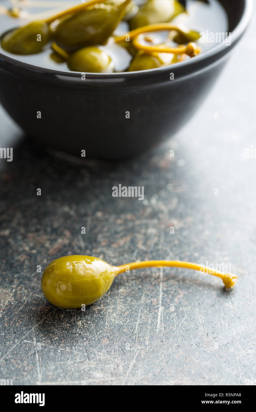 Pickled caper berries Stock Photo - Alamy