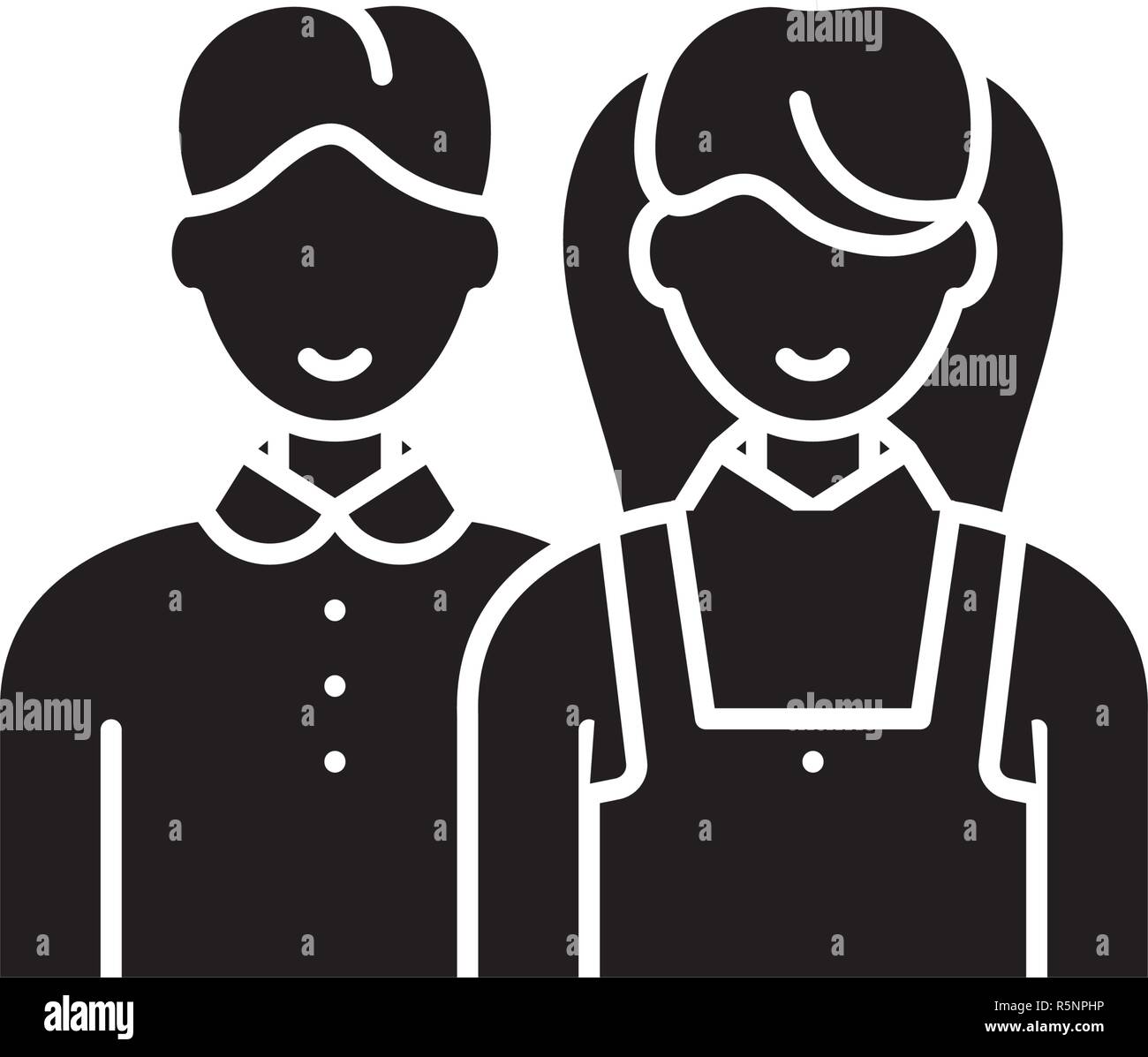 Scholar black icon, vector sign on isolated background. Scholar concept ...