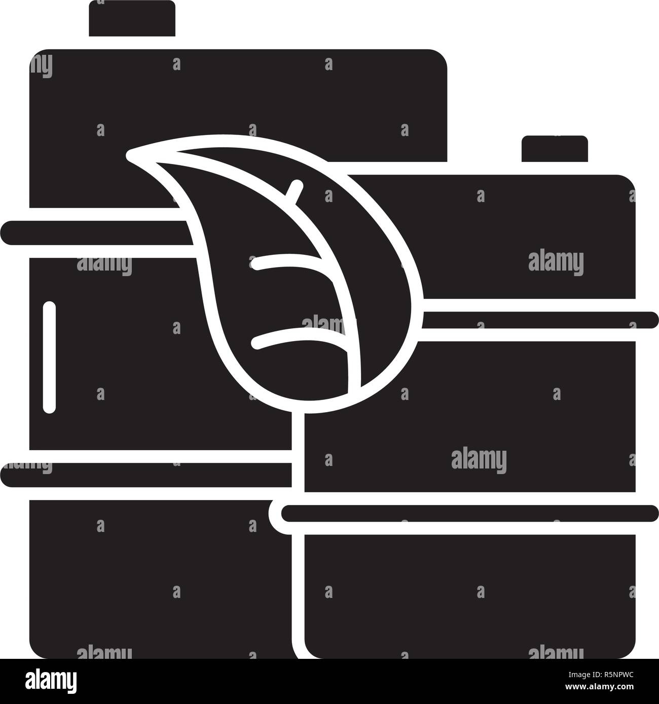 High quality fuel black icon, vector sign on isolated background. High ...