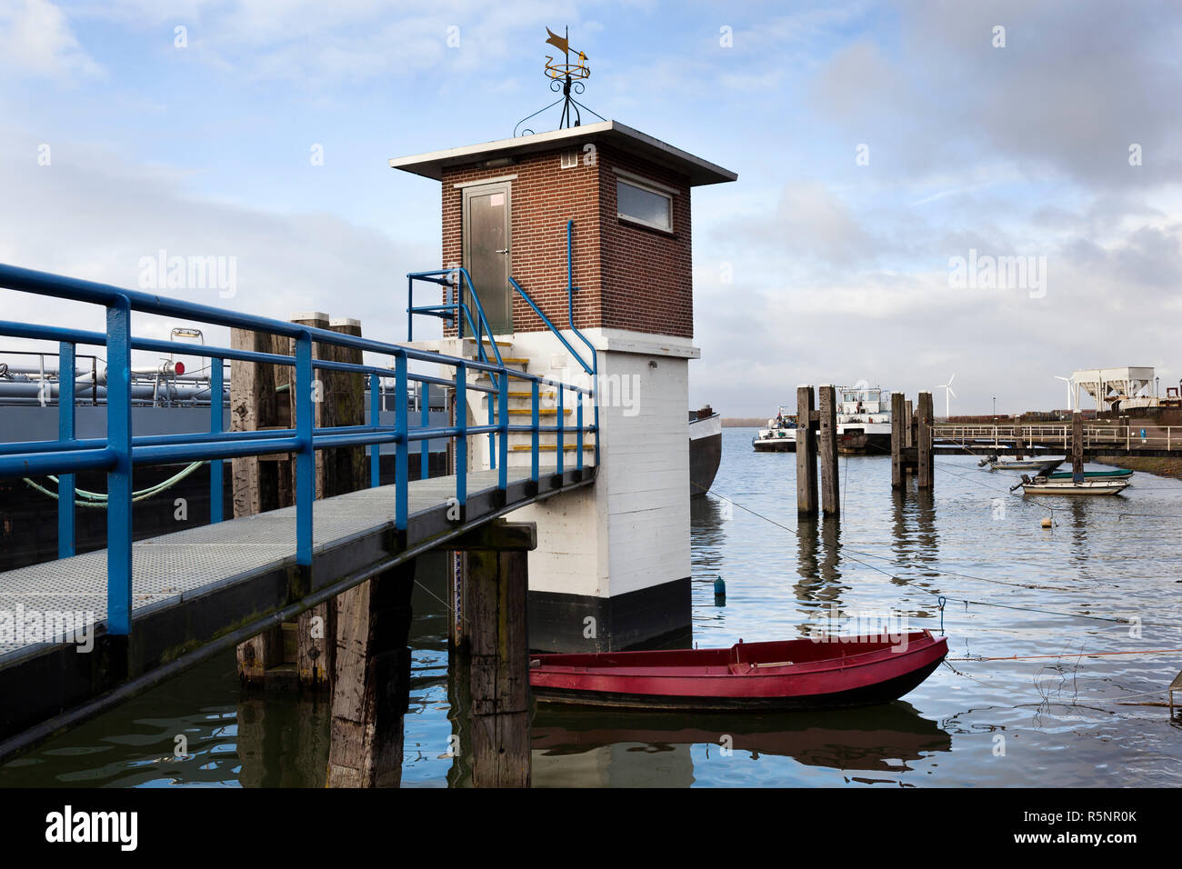 Harbor of Moerdijk in the Netherlands Stock Photo - Alamy