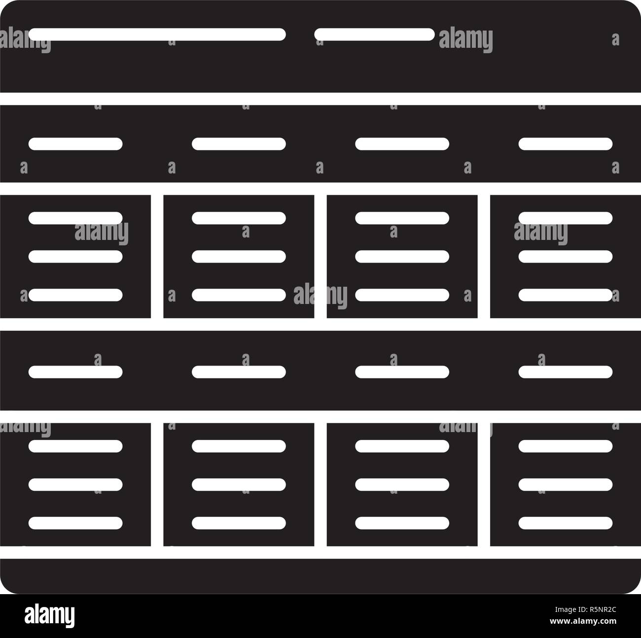 Business model black icon, vector sign on isolated background. Business ...