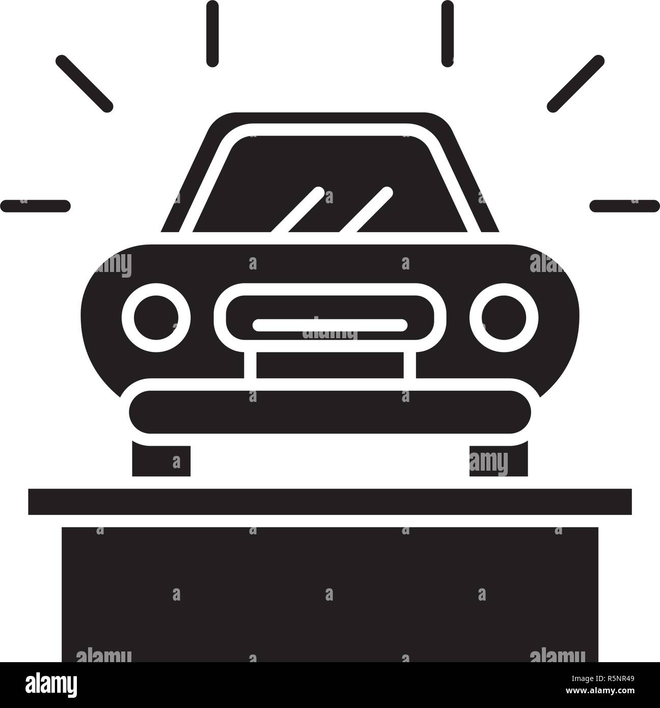 Car showroom Stock Vector Images - Alamy