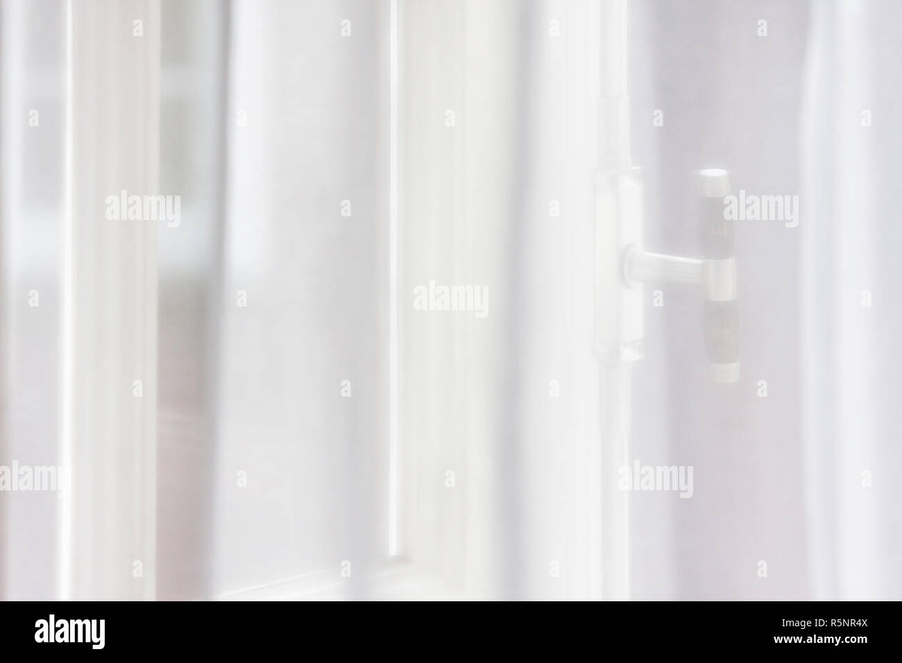 Window behind curtain Stock Photo - Alamy