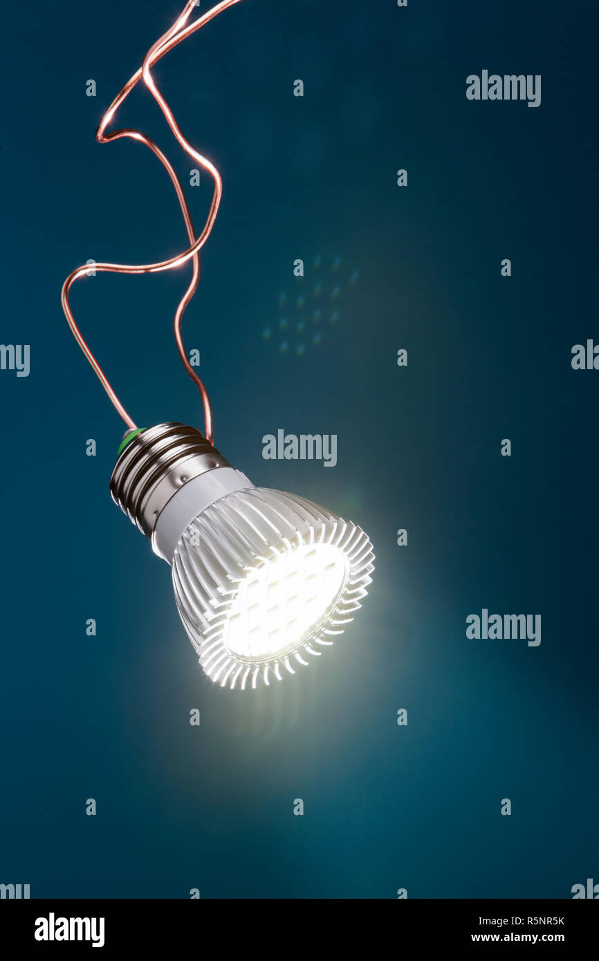led light and copper wire Stock Photo - Alamy