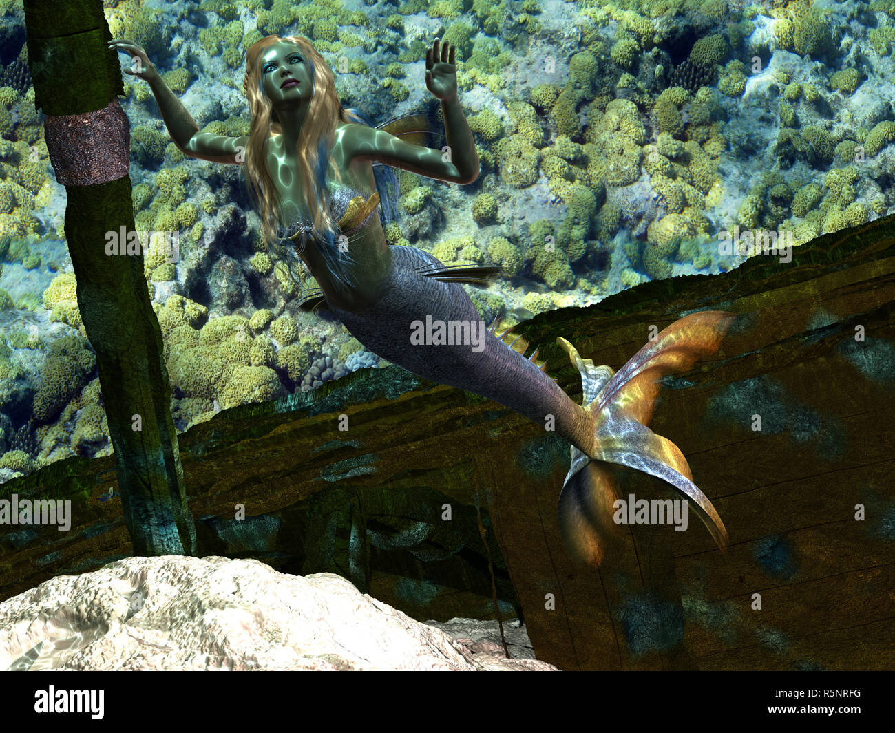 Fish Goddess High Resolution Stock Photography and Images - Alamy