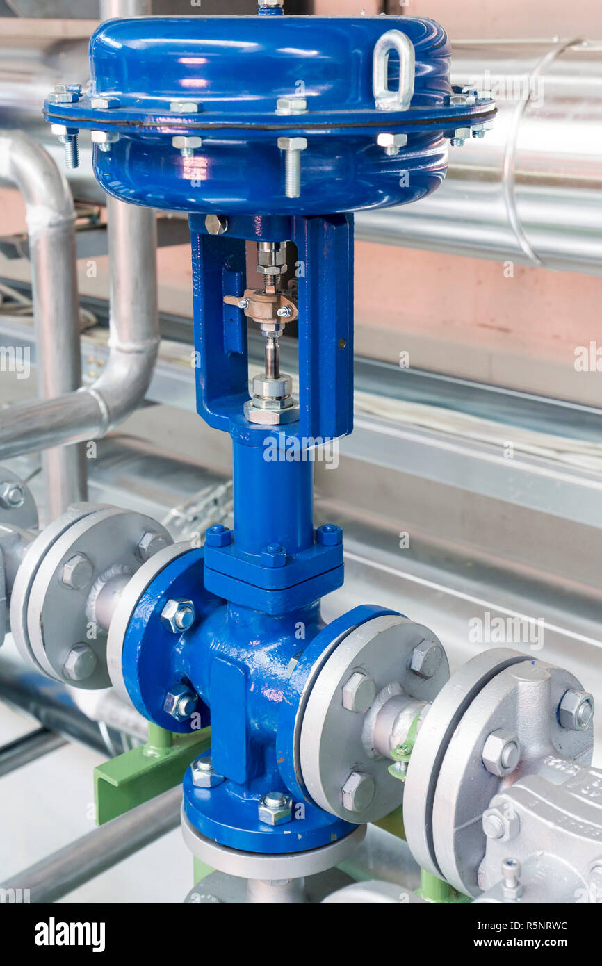 Pneumatic steam control valve hi-res stock photography and images - Alamy