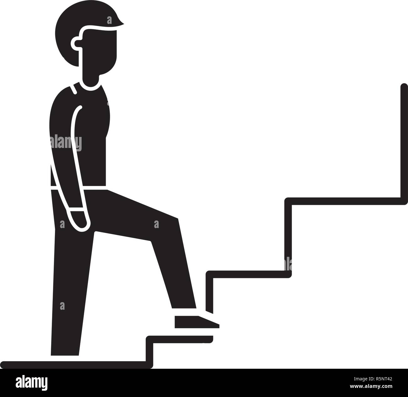 Step by step solutions black icon, vector sign on isolated background ... Step by step solutions black icon, vector sign on isolated background ...