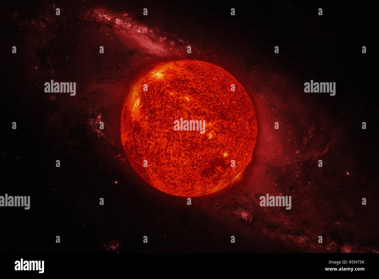 Solar System. Sun. Elements of this image furnished by NASA Stock Photo ...