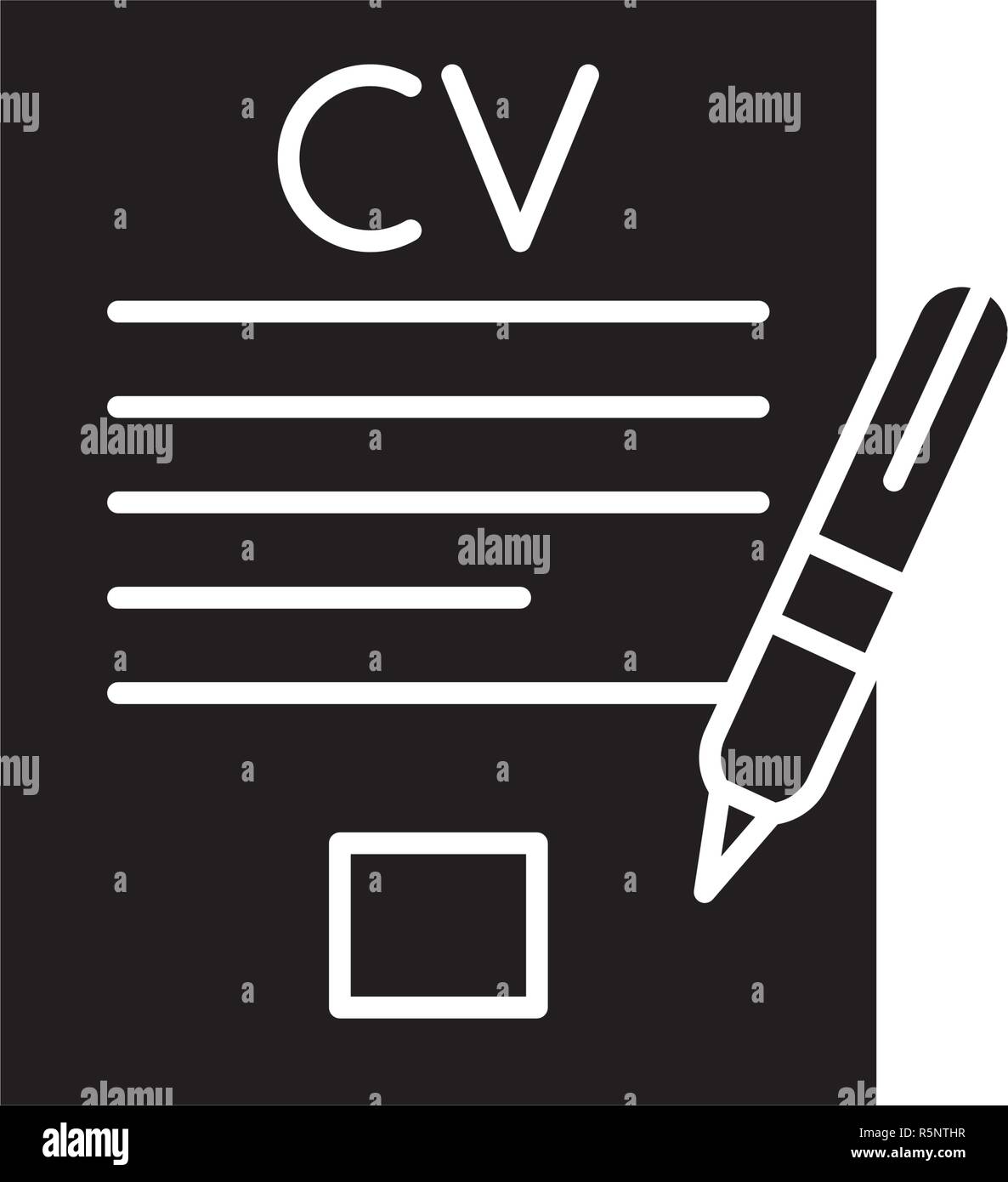 Writing a cv hi-res stock photography and images - Alamy