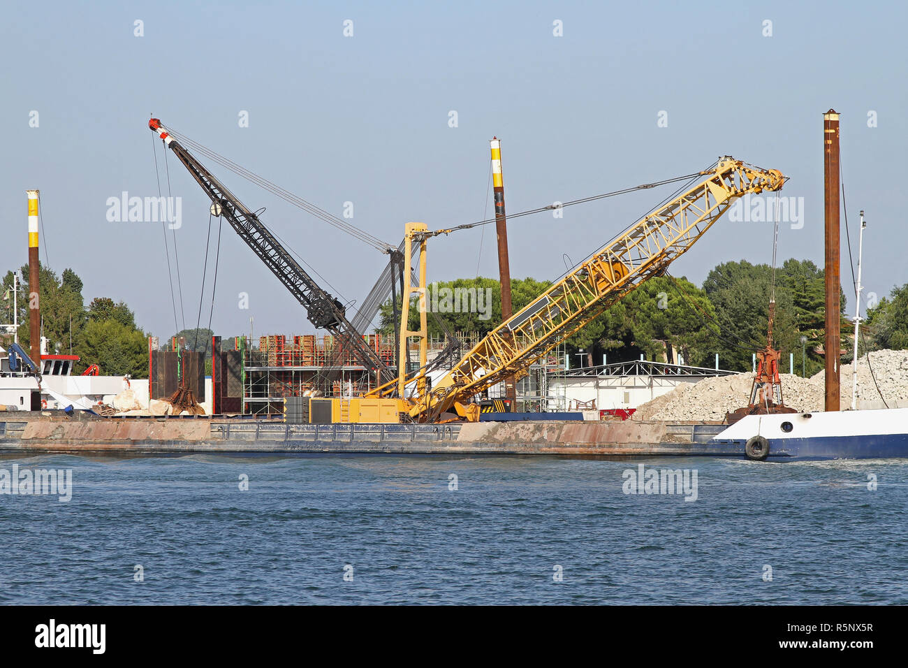 Venice construction site Stock Photo - Alamy