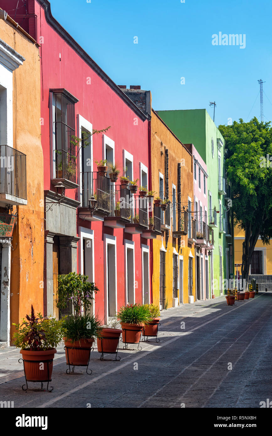 Colorful Colonial Architecture Stock Photo - Alamy
