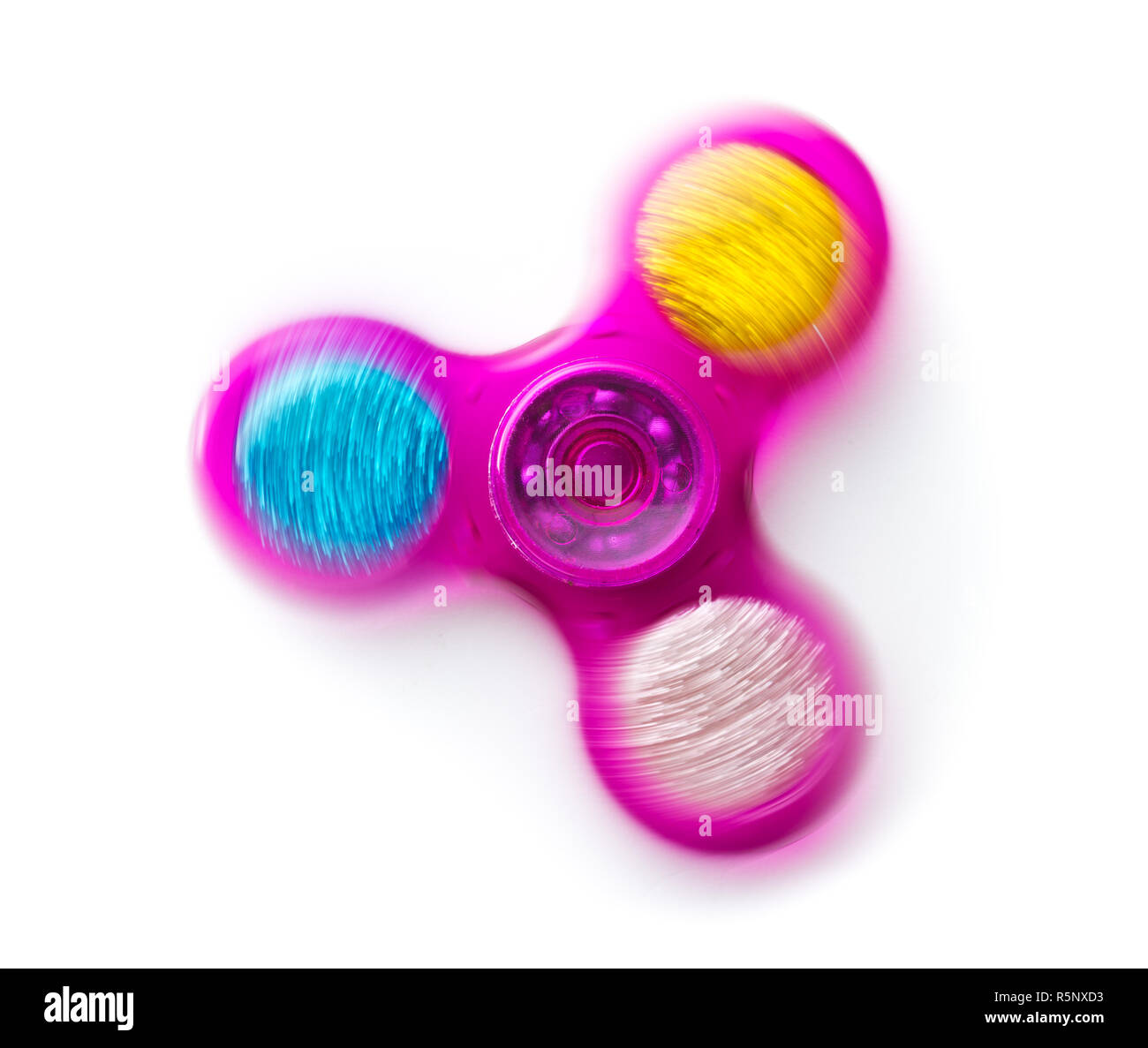 Fidget finger spinner stress Stock Photo - Alamy