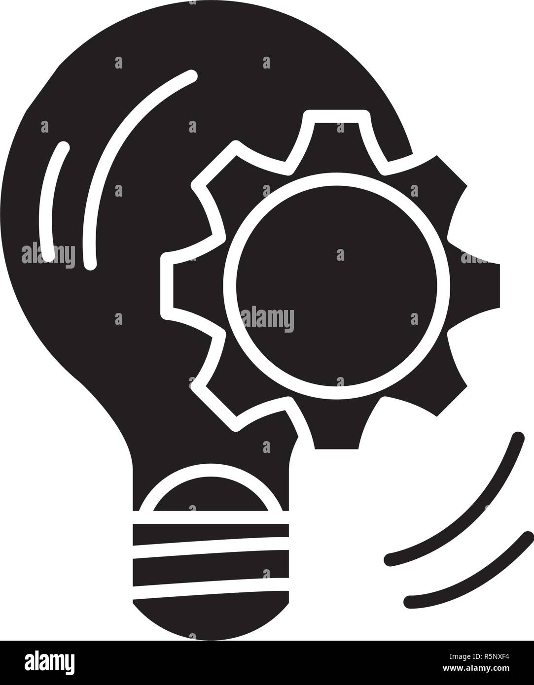 Business competence black icon, vector sign on isolated background ...