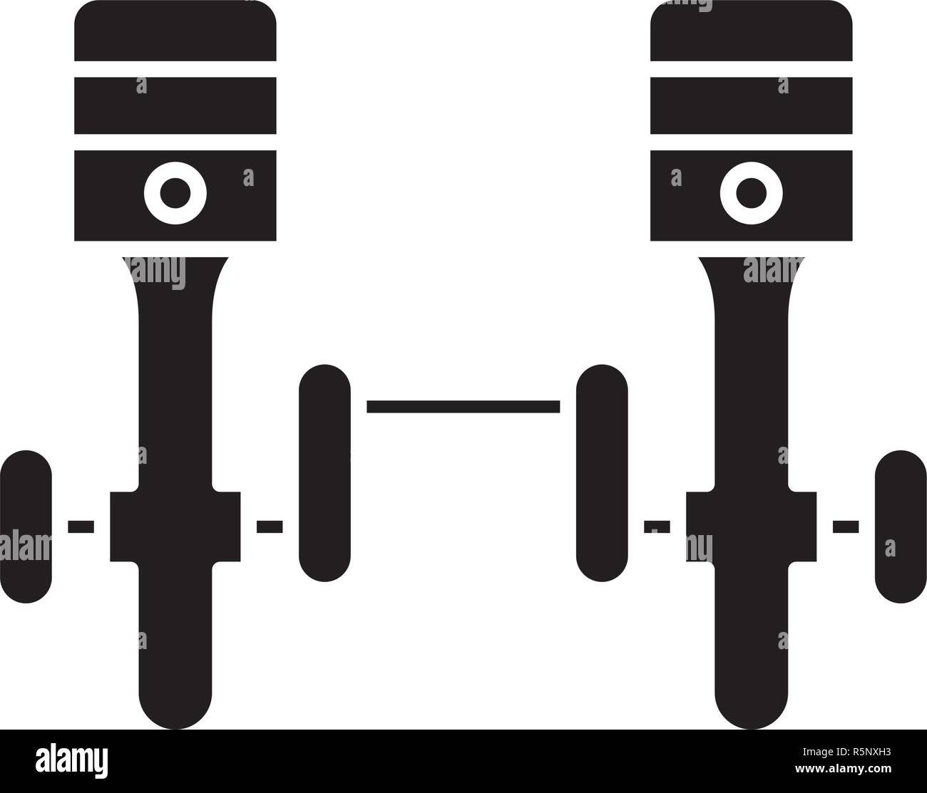 Car wheels black icon, vector sign on isolated background. Car wheels ...