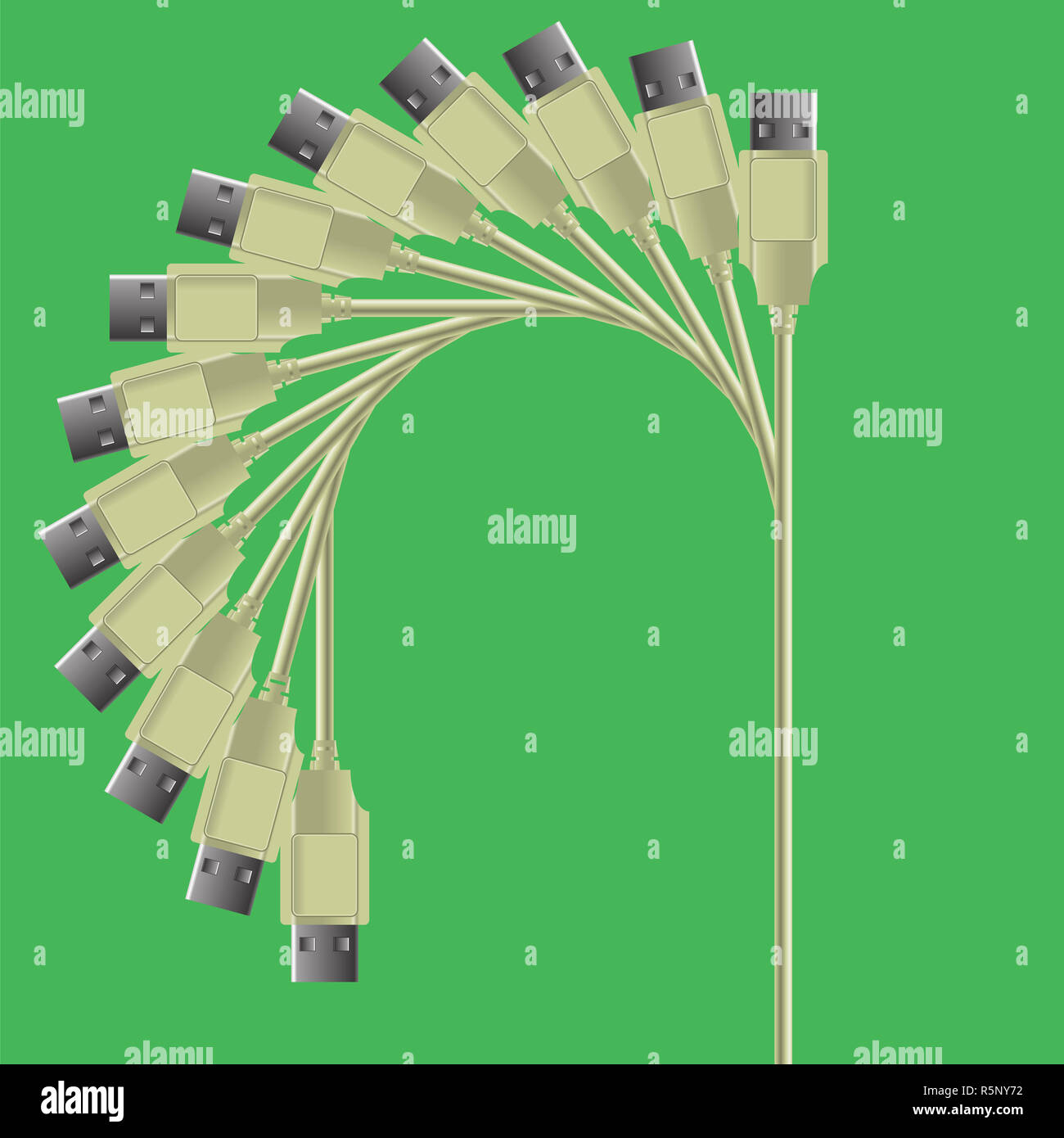Set of Cables Stock Photo - Alamy