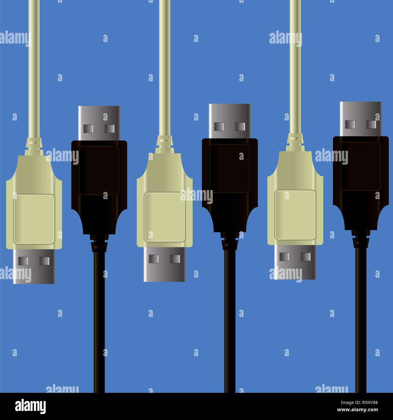 Set of Cables Stock Photo - Alamy