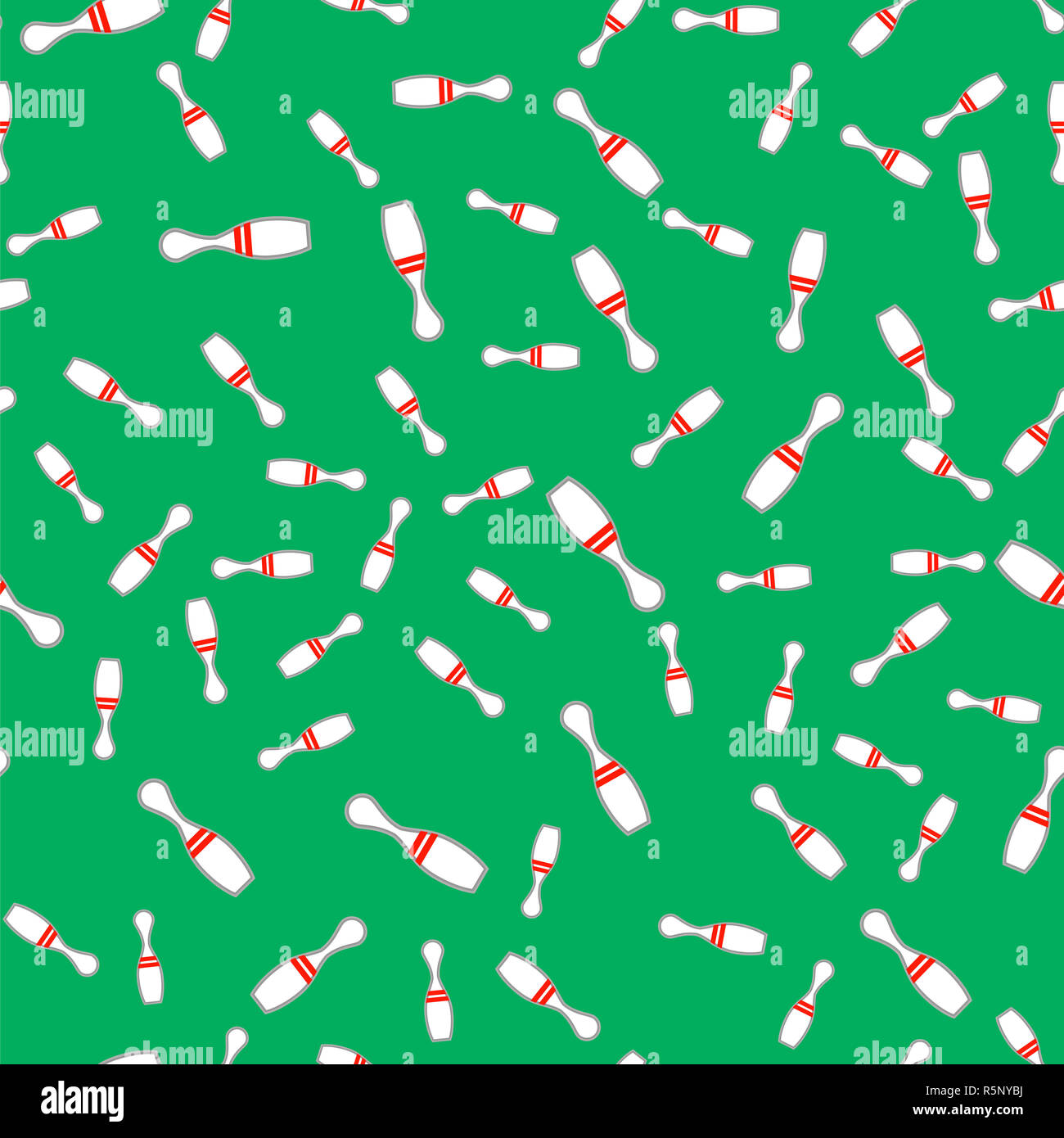 White Striped Bowling Pins Seamless Pattern Stock Photo - Alamy