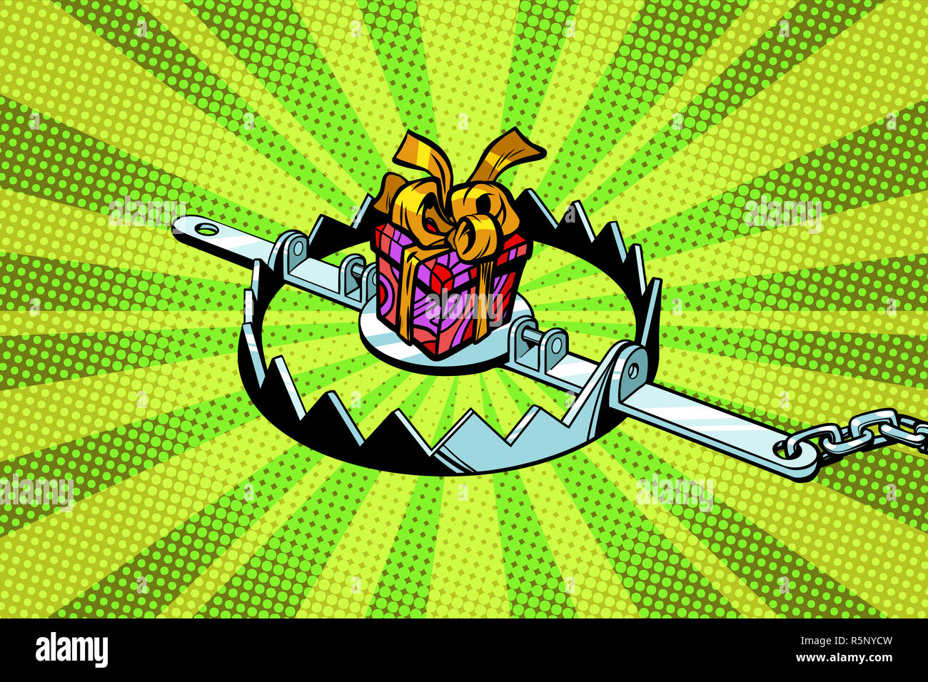 Cartoon bear trap hi-res stock photography and images - Alamy