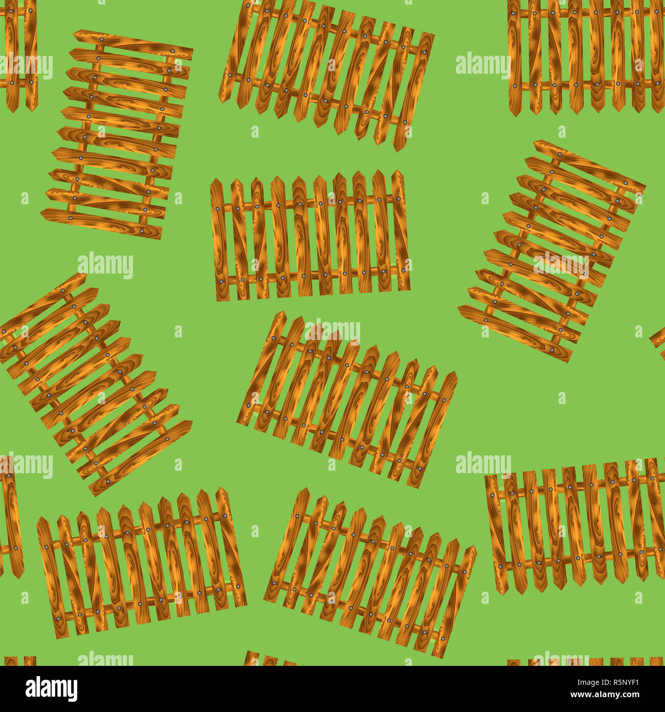Wood Fence Seamless Pattern Stock Photo - Alamy