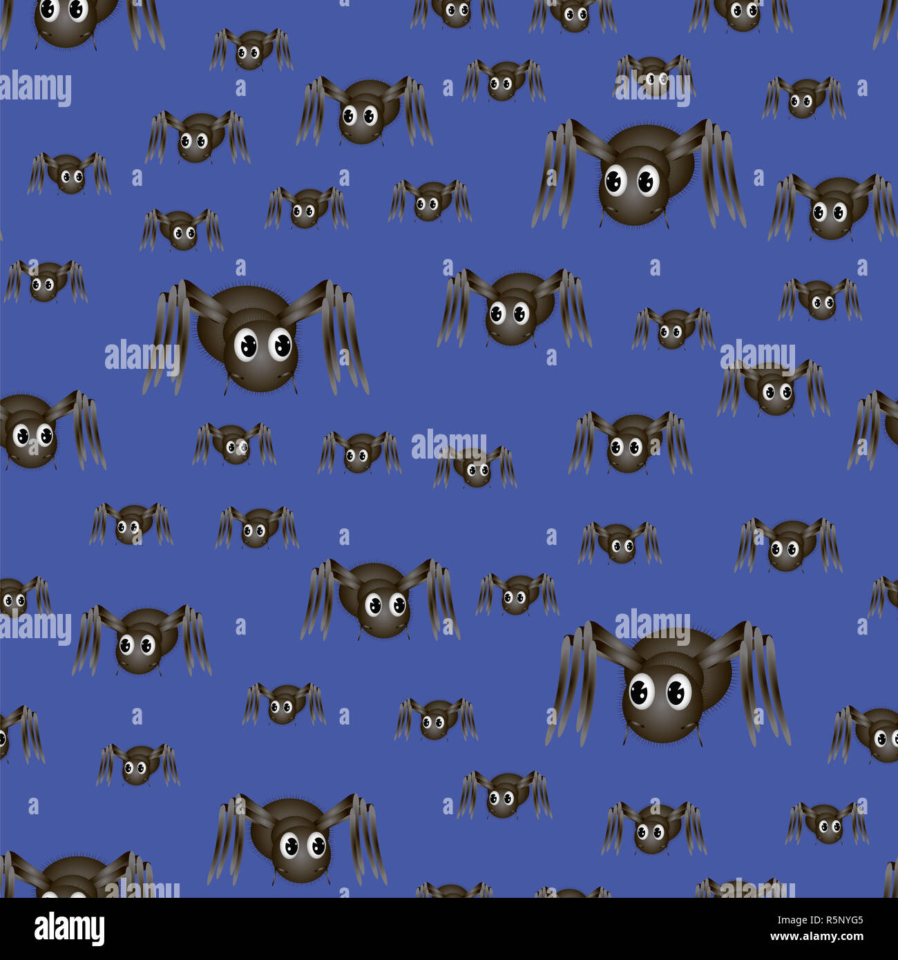 Spider Seamless Pattern Stock Photo - Alamy