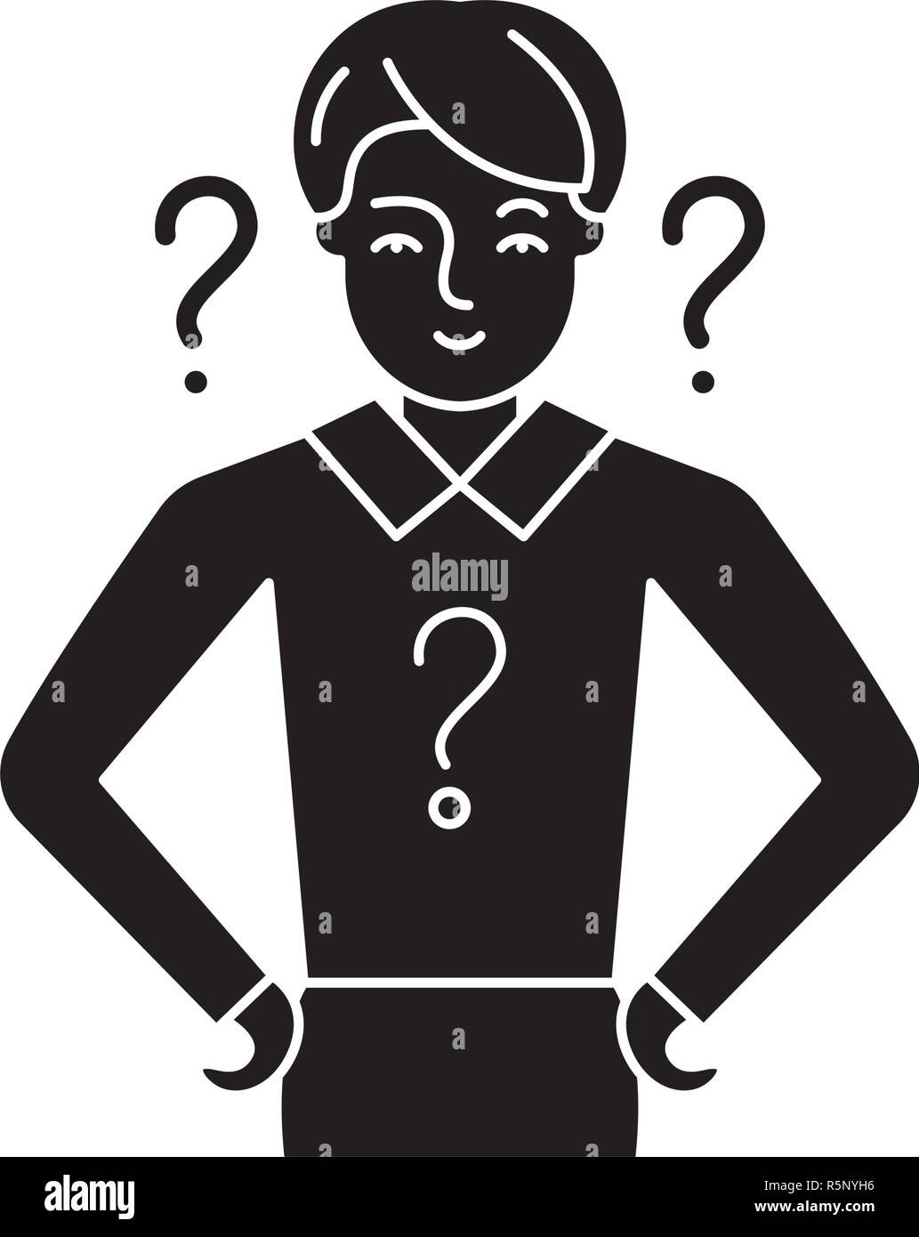 Management issues black icon, vector sign on isolated background ... Management issues black icon, vector sign on isolated background ...