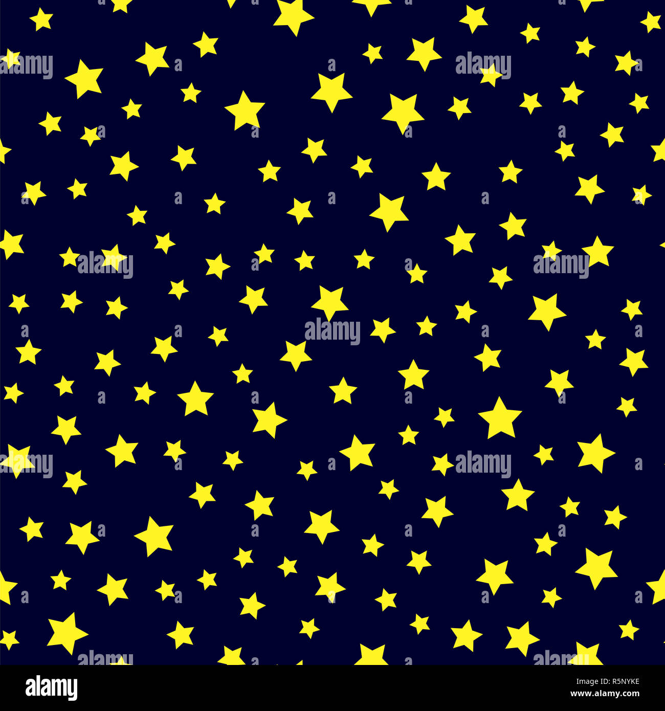 Yellow Star Seamless Pattern Stock Photo - Alamy