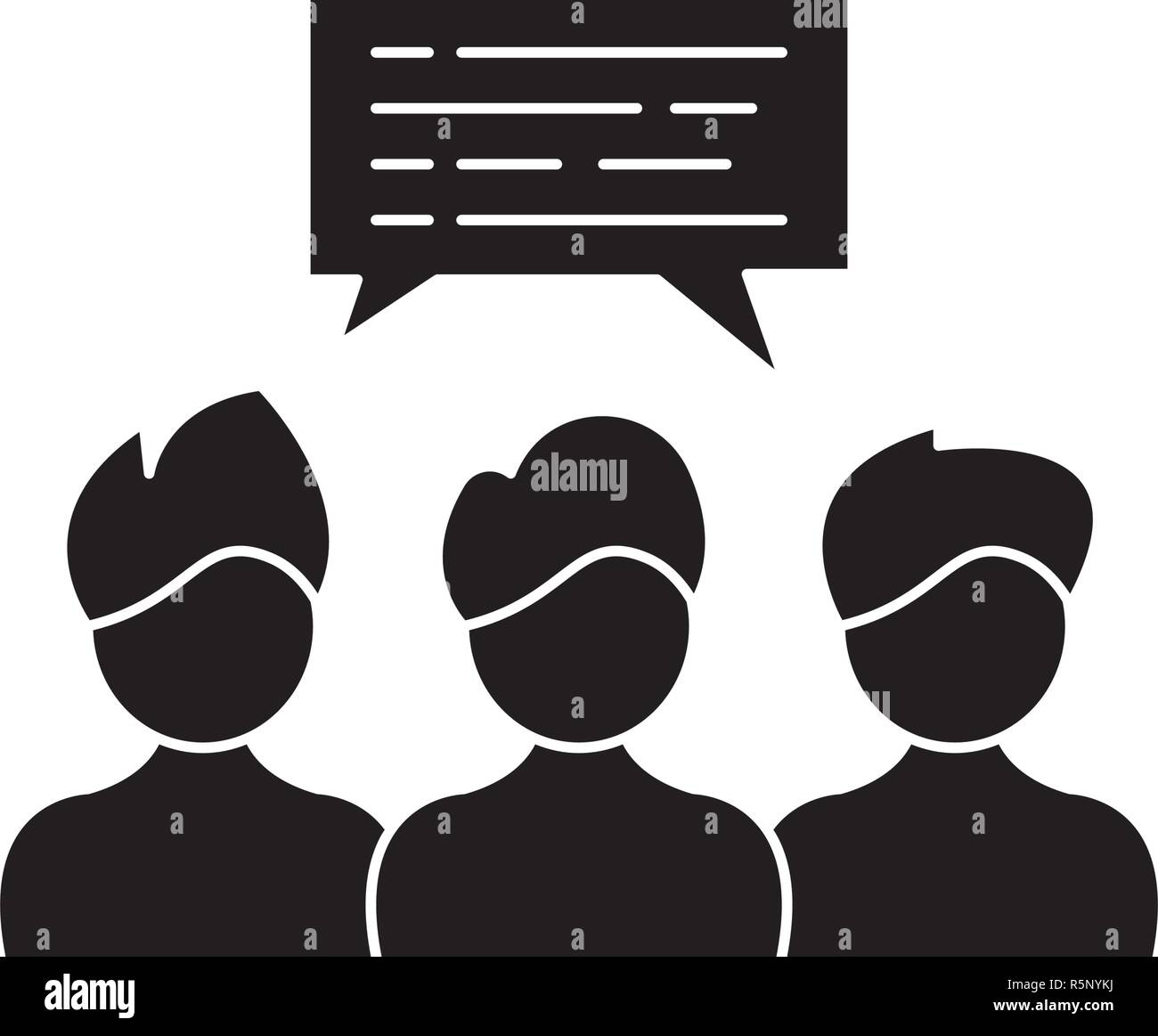 Group coaching black icon, vector sign on isolated background. Group ... Group coaching black icon, vector sign on isolated background. Group ...