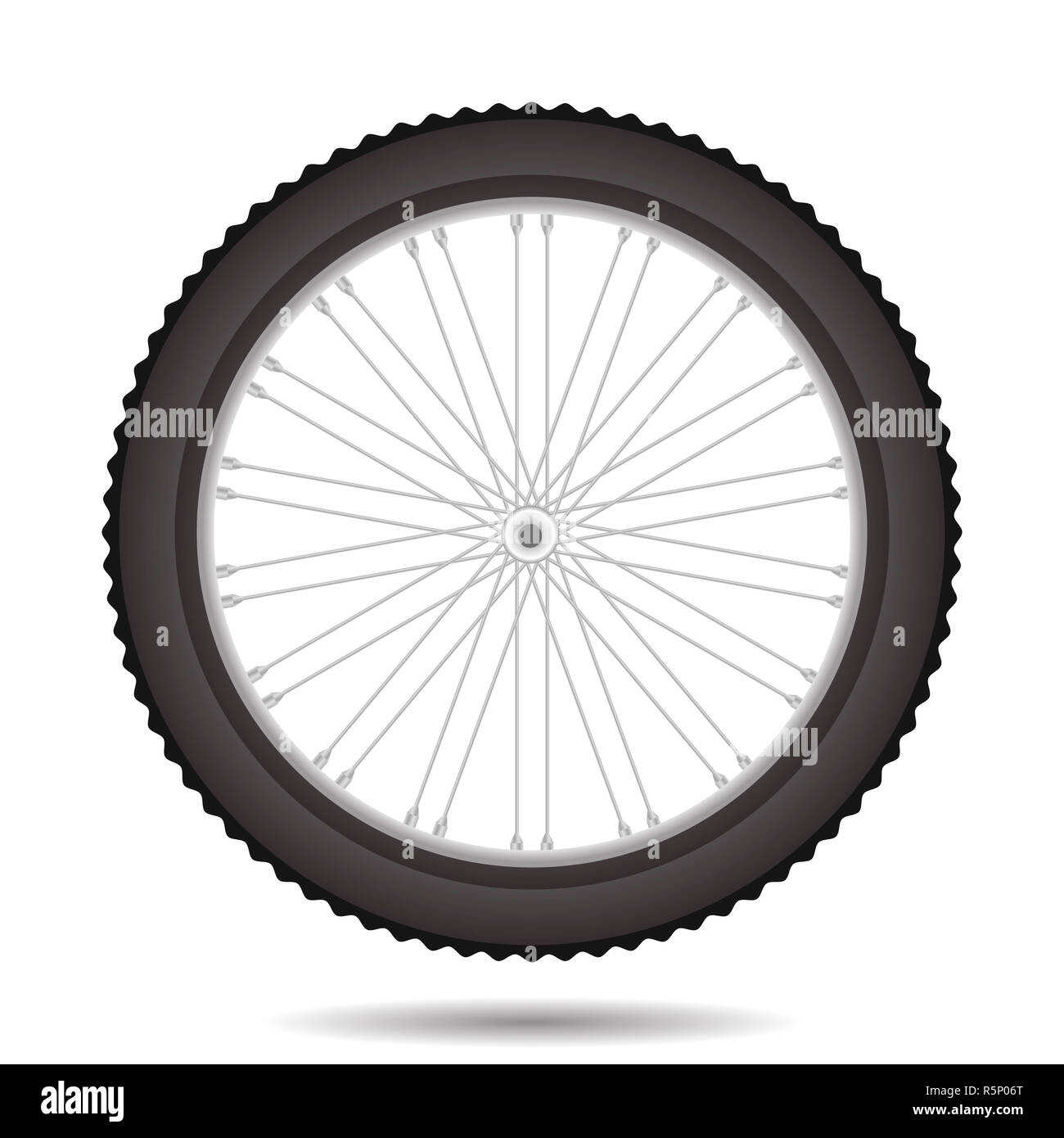 Bicycle Wheel Icon Stock Photo - Alamy