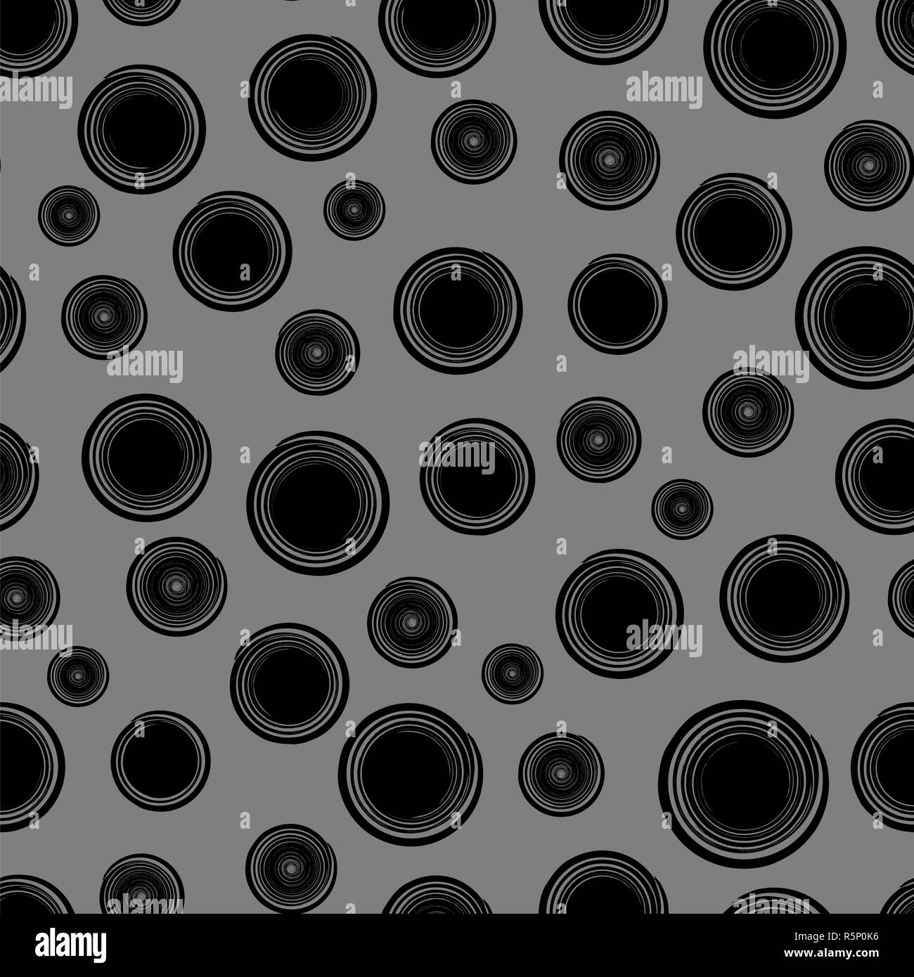 Grunge Round Seamless Pattern Stock Photo - Alamy
