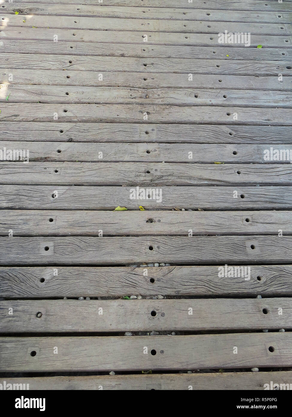 Rustic floor of horizontal parallel wooden boards with texture Stock ...