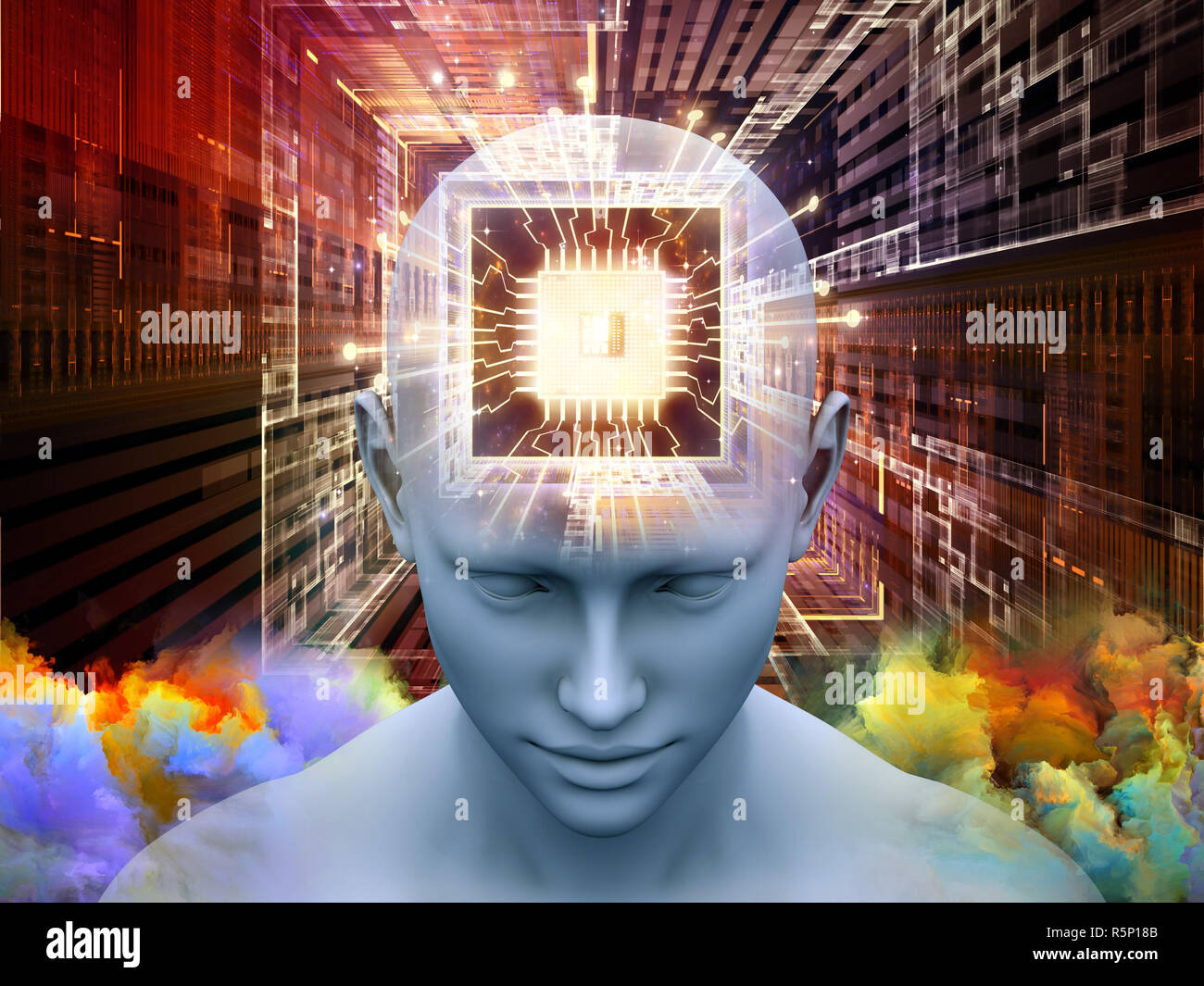 Lights of Thinking Stock Photo - Alamy