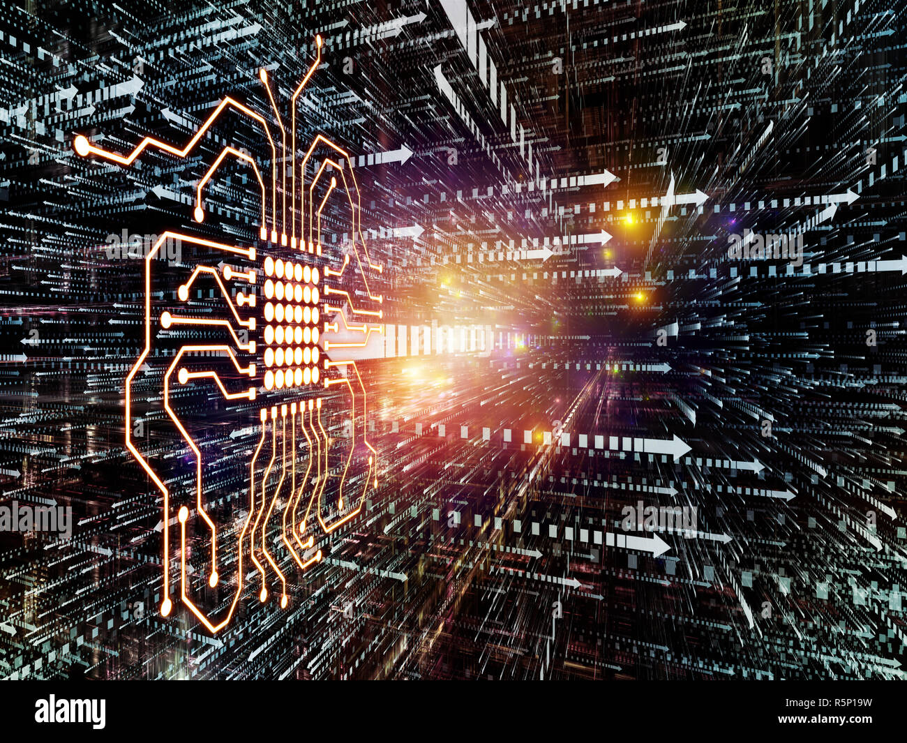 Acceleration of Digital World Stock Photo - Alamy