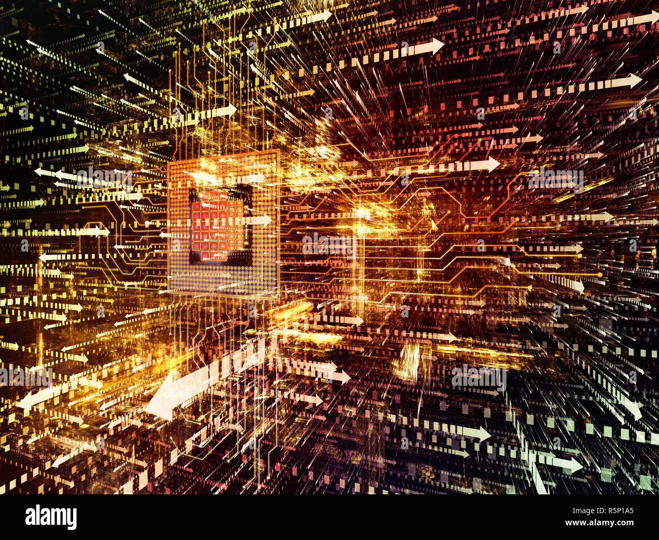 Inner Life of Digital World Stock Photo - Alamy