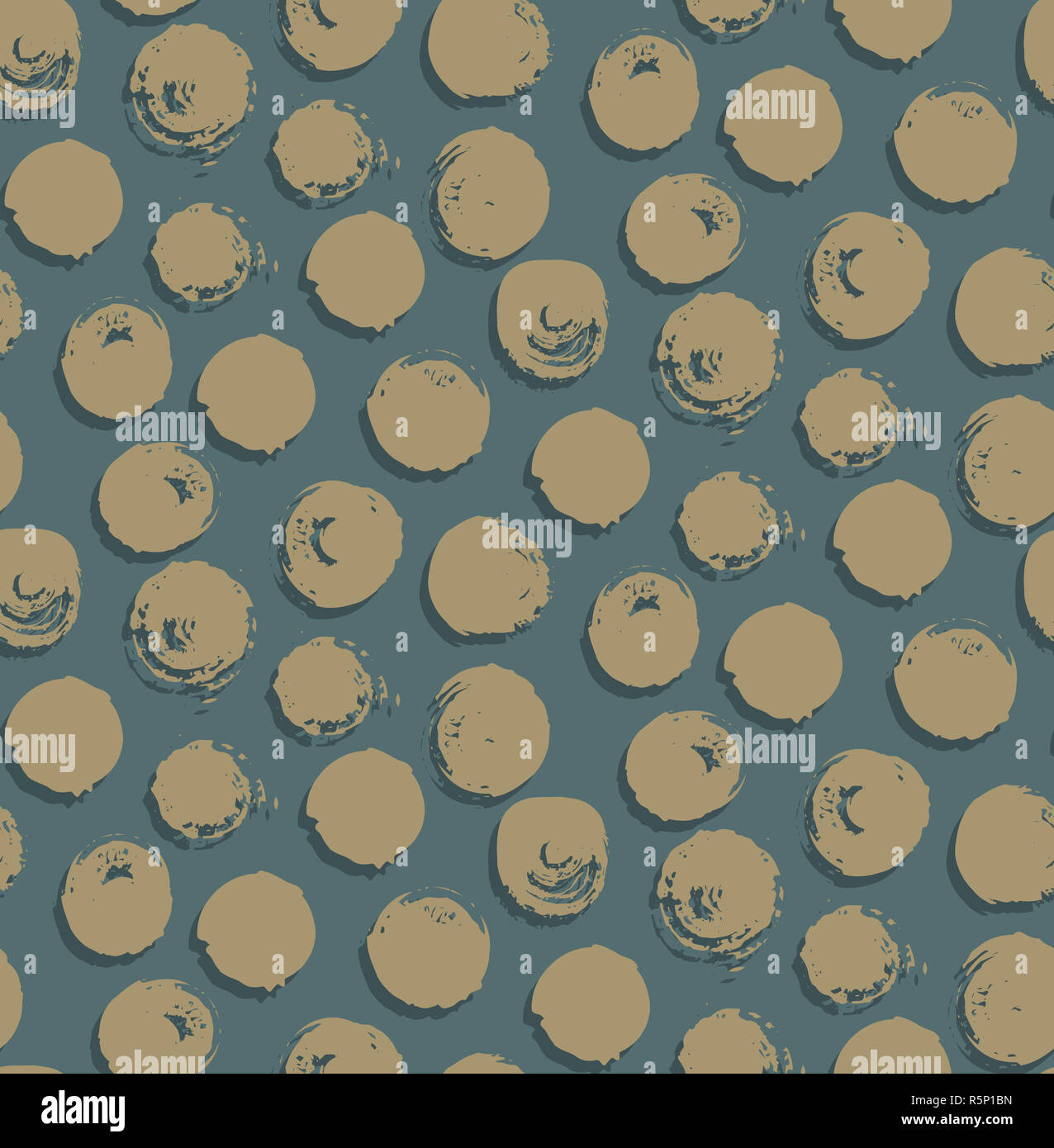 Abstract pattern with round stain. Repeating background with spots ...