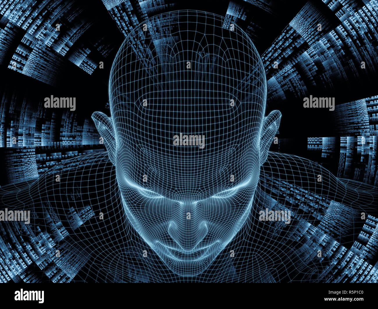 Unfolding of Digital Identity Stock Photo - Alamy