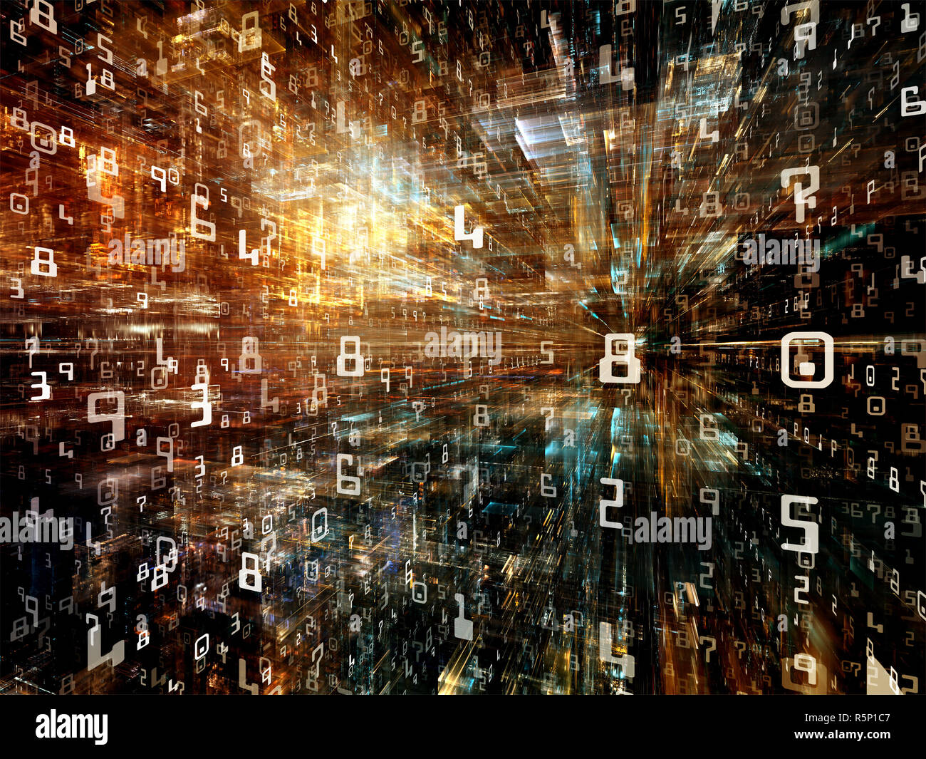 Acceleration of Digital Space Stock Photo - Alamy