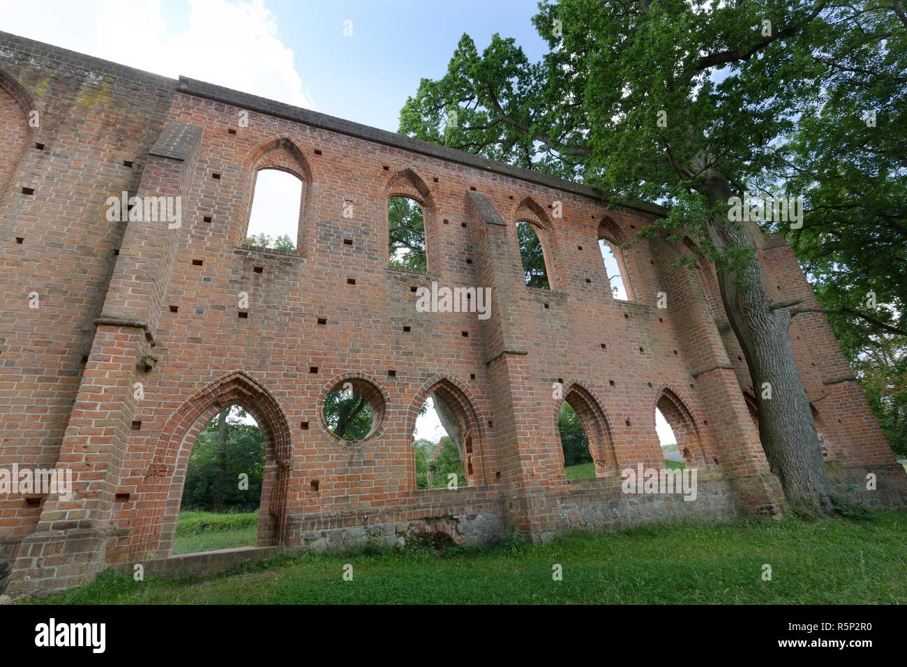 the monastery ruin in boitzenburg,uckermark Stock Photo - Alamy