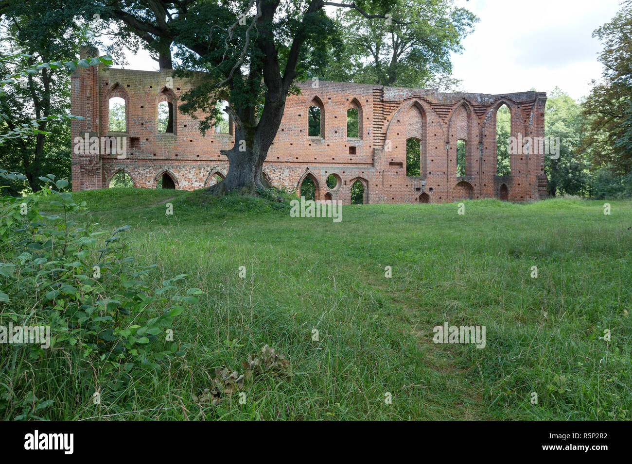 the monastery ruin in boitzenburg,uckermark Stock Photo - Alamy