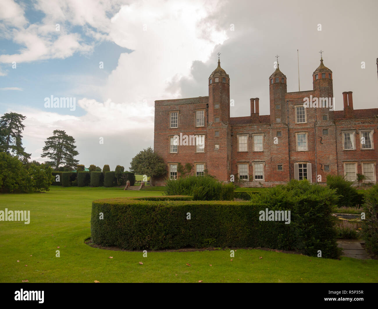outside melford hall in long melford suffolk mansion manor overcast ...