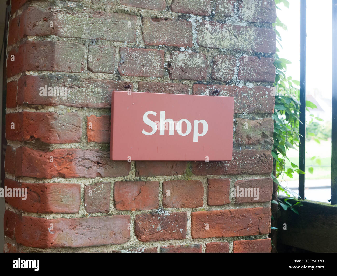 Banner sign hanging outside the window hi-res stock photography and ...