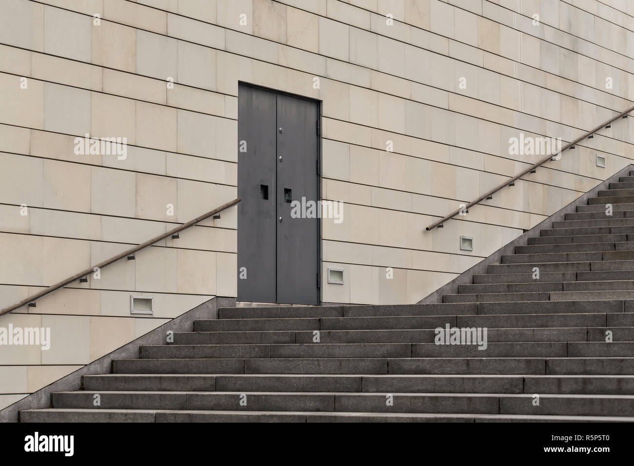 Abstract modern concrete stairs Stock Photo - Alamy