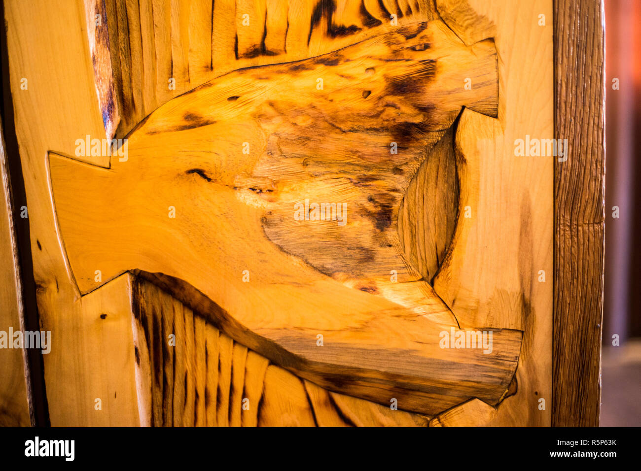 Scorched wood color and texture closeup Stock Photo - Alamy